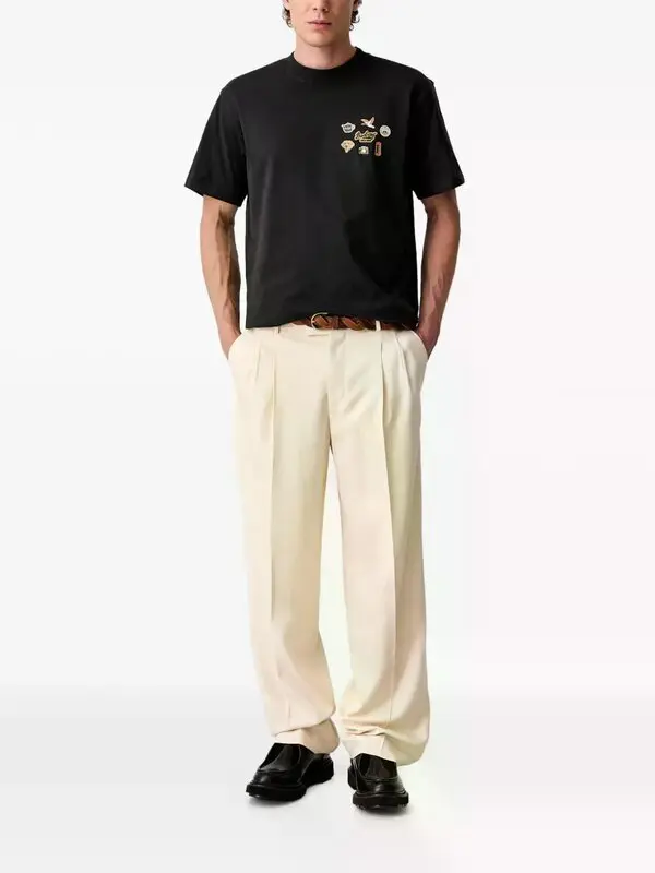 Barbour Pin Badge Graphic-print T-shirt - Black