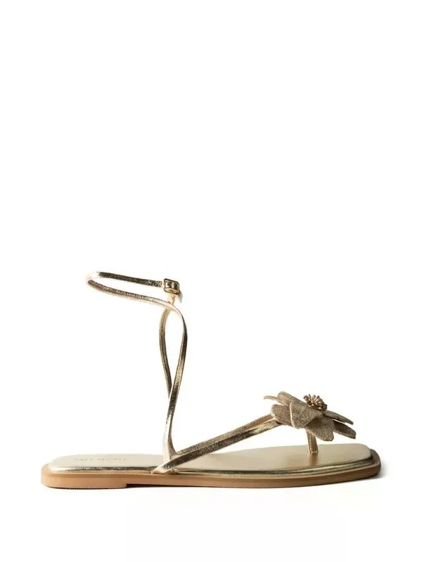 Free People Mismatch Magnolia Sandals - Gold