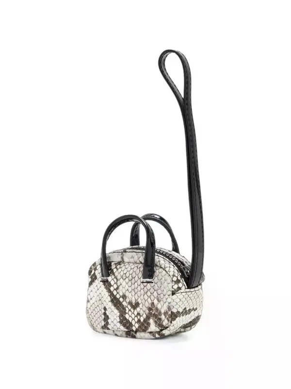 PUMA 1976 Grip Bag Snakeskin-effect Bag Charm - Neutrals
