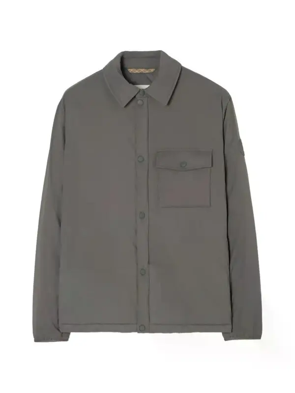 Burberry Nylon Dalewood Overshirt - Grey