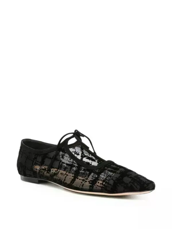 ARTEANA Marcella Flocked Flat Pumps
