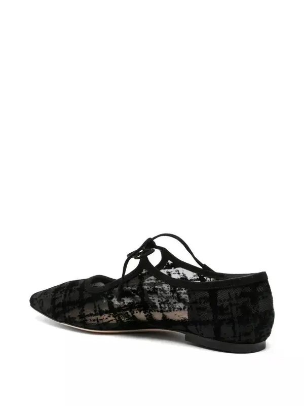 ARTEANA Marcella Flocked Flat Pumps