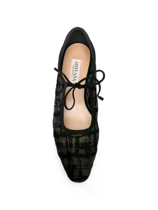 ARTEANA Marcella Flocked Flat Pumps