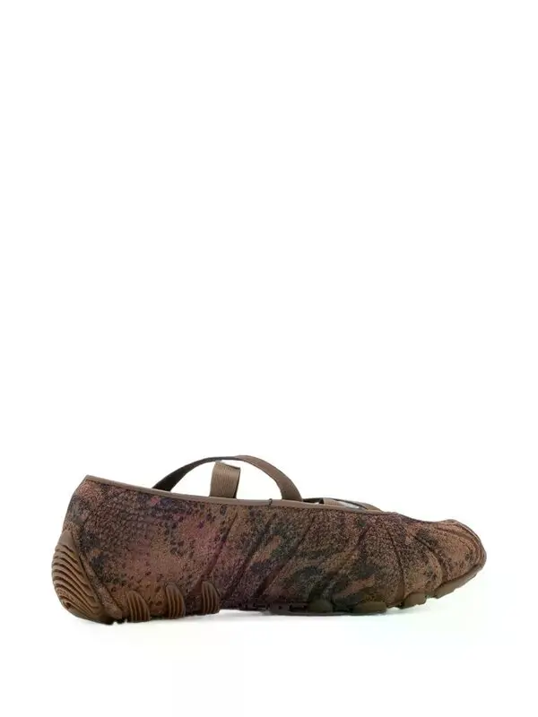Adidas Ghost Sprint Snakeskin-effect Ballet Flats
