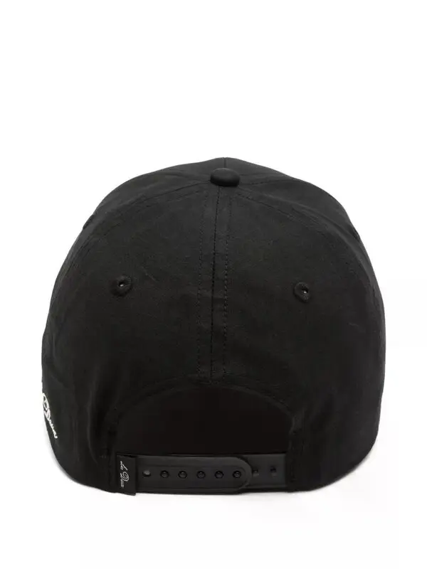 LES DEUX Worldwide Logo Baseball Cap - Black
