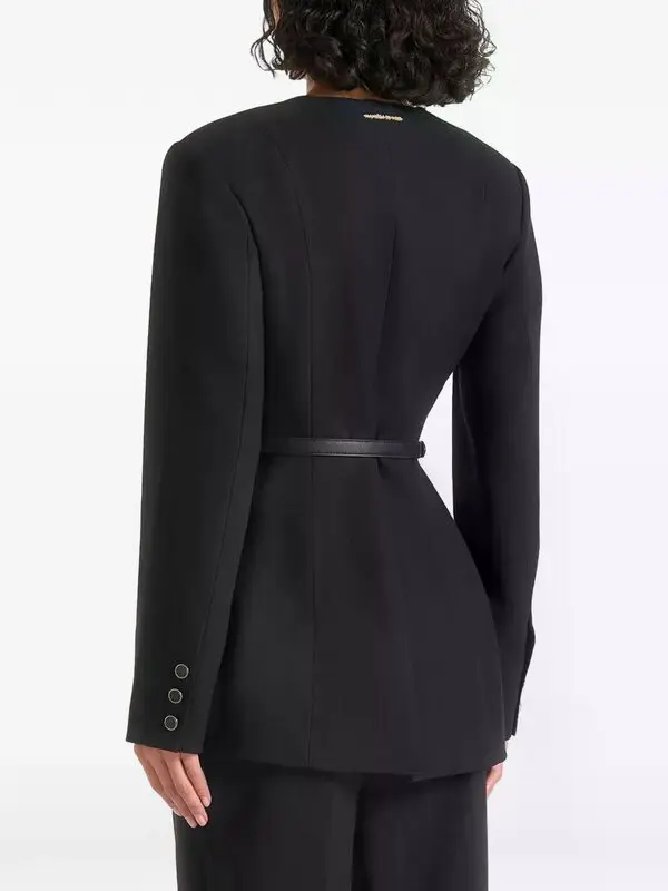 Manière De Voir Alesia In Tailored Belted Kimono Blazer