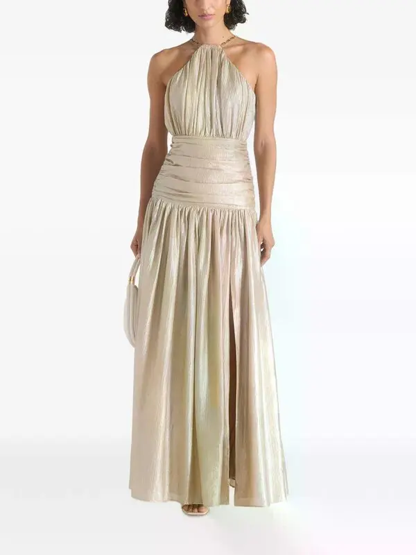 Manière De Voir Maxi Dress - Gold