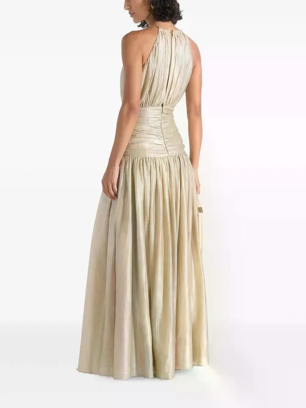 Manière De Voir Maxi Dress - Gold