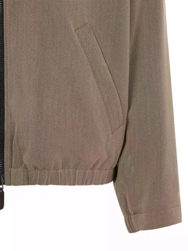 Giorgio Armani Shearling-collar Wool Jacket
