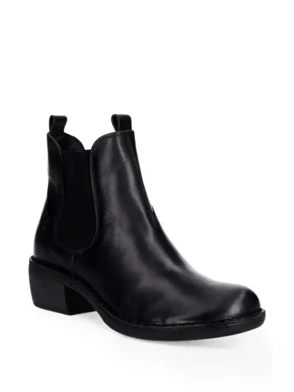 Fly London Elasticated Leather Chelsea Boots