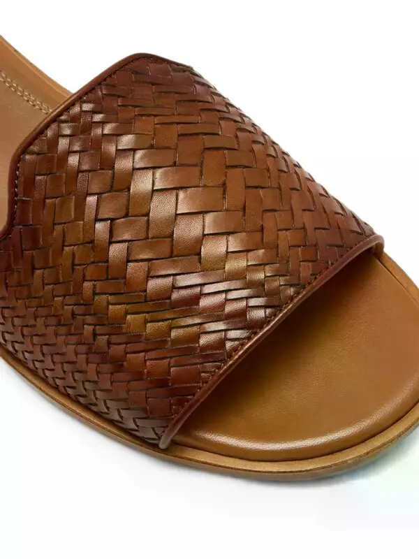 Magnanni Solara Woven Leather Slides