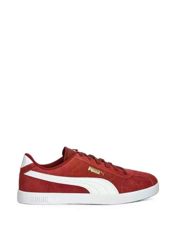 PUMA Club Ii Suede Logo-print Sneakers - Red