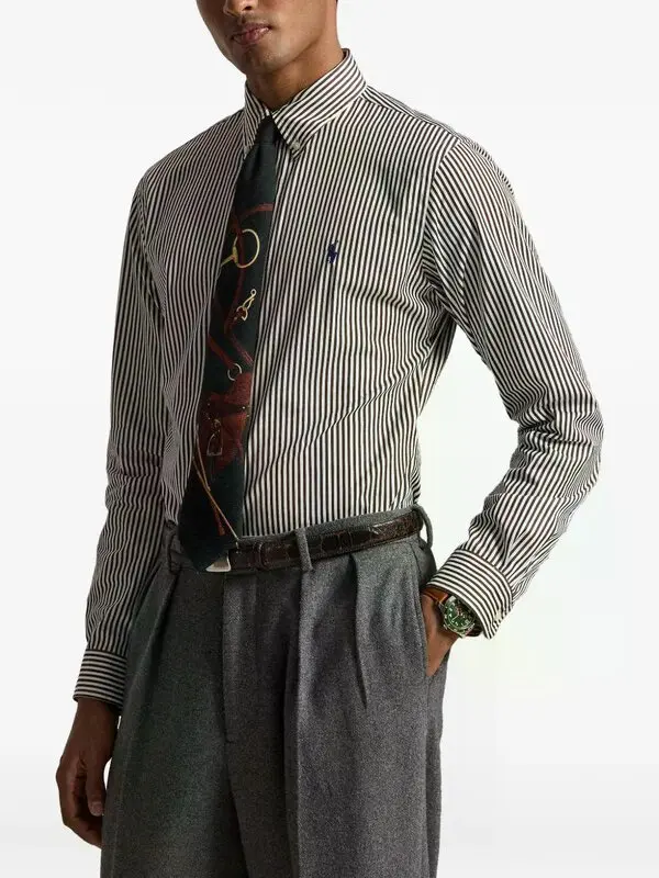 Polo Ralph Lauren Custom Fit Striped Poplin Shirt