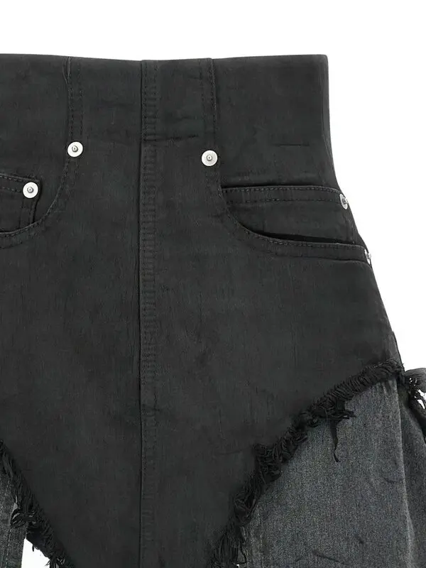 Rick Owens Dirt Cutoffs Mini Shorts