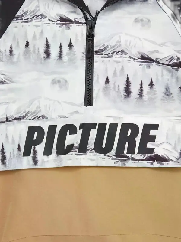 PICTURE ORGANIC CLOTHING Occan Landscape-print Panelled Ski Jacket