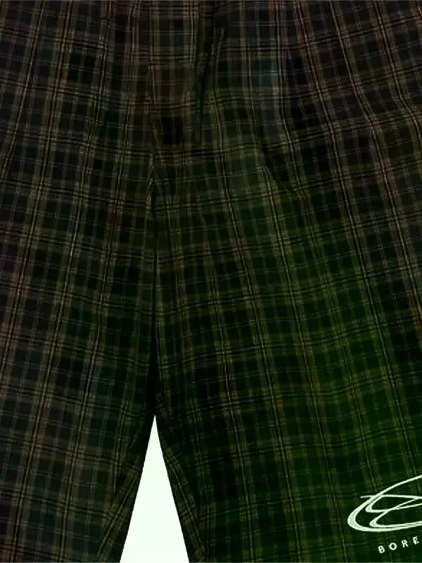 BOREDOM KILLS Lounge Checked Shorts