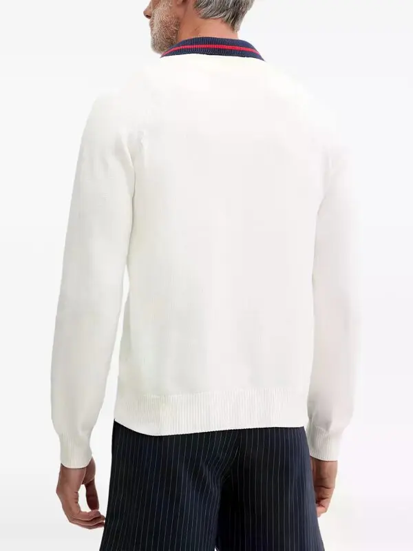 FILA Logo-patch Zip-up Cardigan
