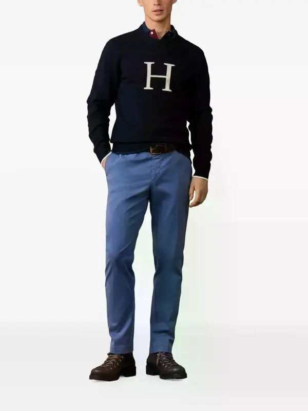 HACKETT LONDON Merino Wool Logo Sweater
