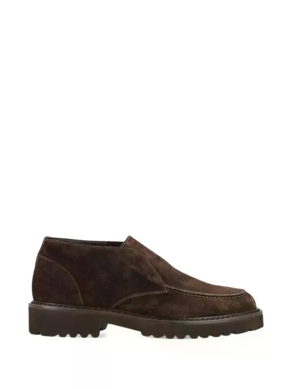 DOUCAL'S Almond-toe Desert Boots - Brown