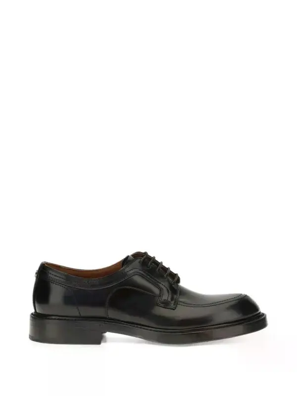 Dolce & Gabbana Calfskin Derby Shoes - Black