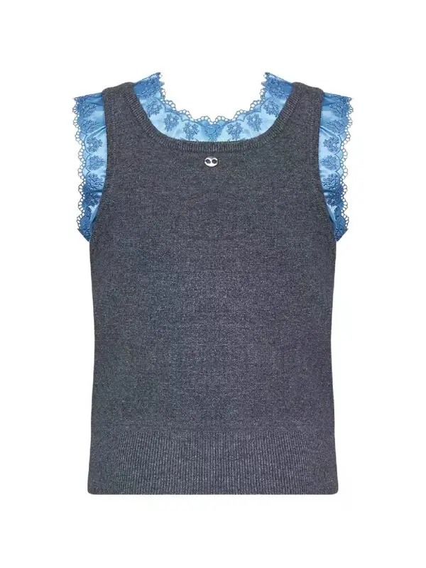 Rabanne Embroidered Satin-insert Sweater