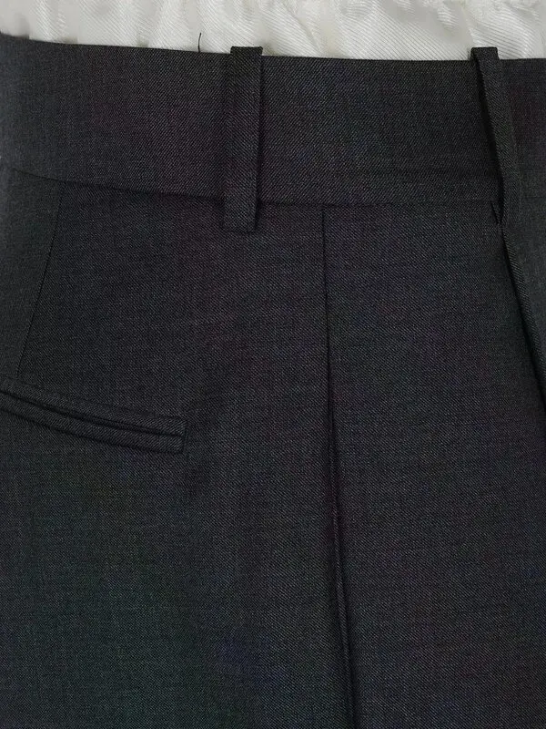RÓHE Dark Wool Blend Trousers