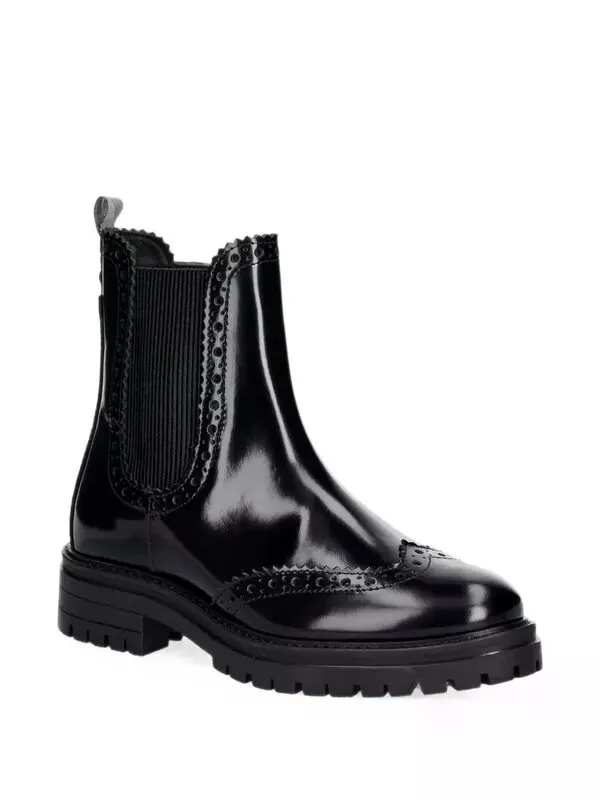 Barbour Fawne Brogue-detail Chelsea Boots