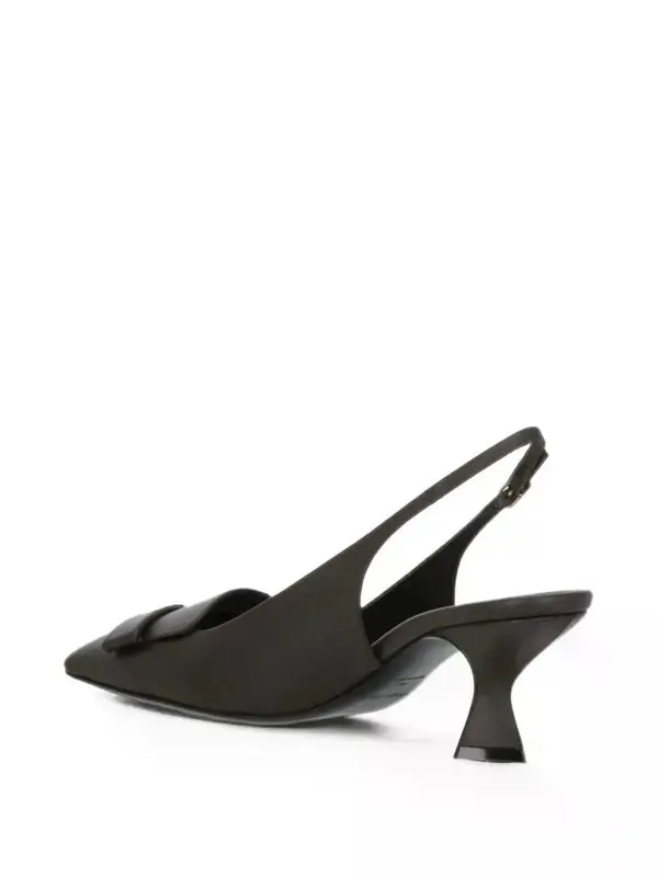 SERGIO ROSSI Slingback Pumps With Buckle Detail