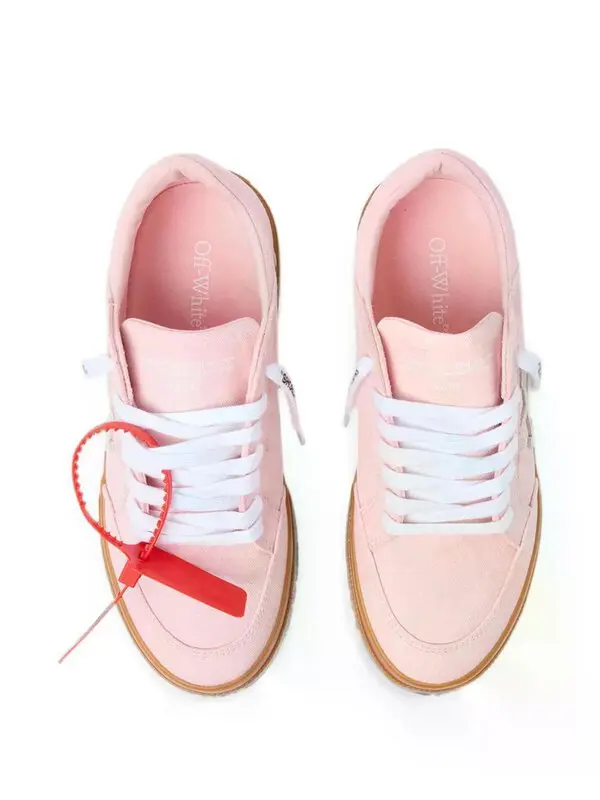 Off-White Low Top Sneakers With Signature Arrows Motif