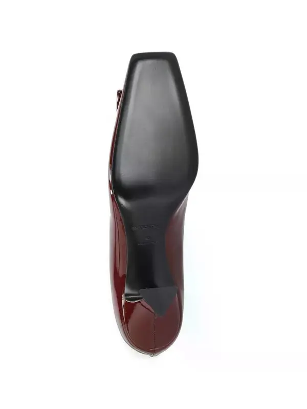 SERGIO ROSSI Buckle-detail Square-toe Pumps
