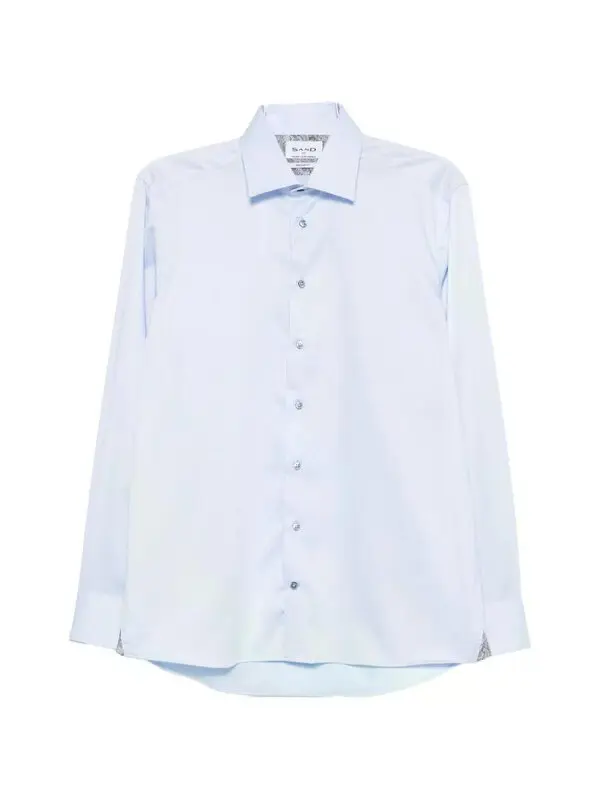 Sand Gordon Long-sleeve Button-down Shirt - Blue