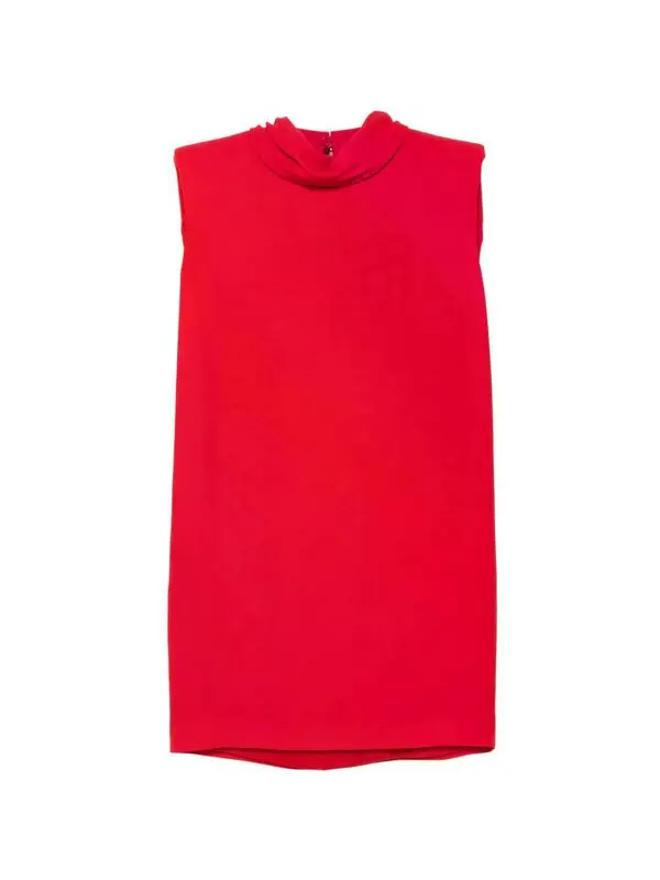 Valentino Garavani Sleeveless Draped Collar Dress