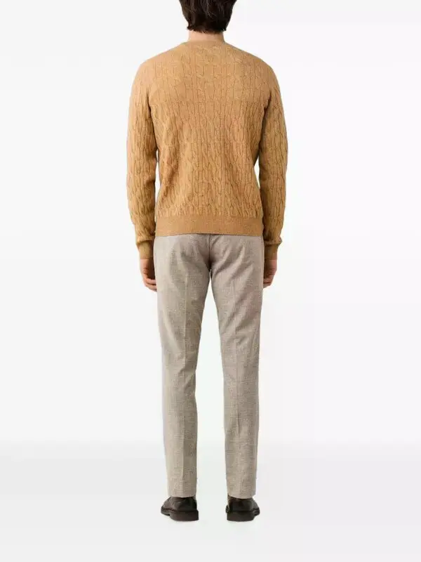 HACKETT LONDON Cable-knit Lambswool Knit