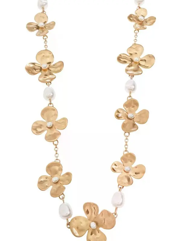 Cult Gaia Faux Pearl Necklace