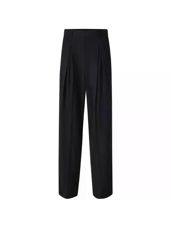 Jacquemus Pleated Herringbone Trousers
