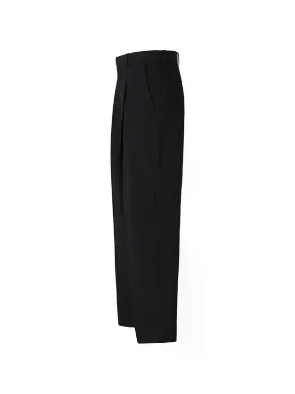 Jacquemus Pleated Herringbone Trousers