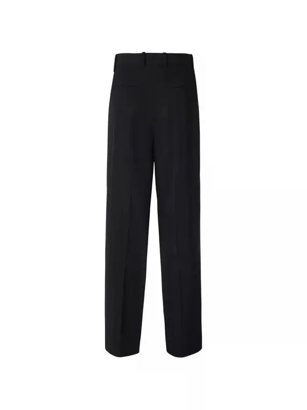Jacquemus Pleated Herringbone Trousers