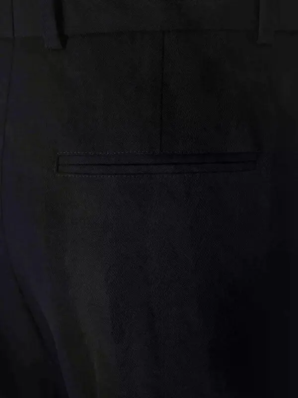 Jacquemus Pleated Herringbone Trousers