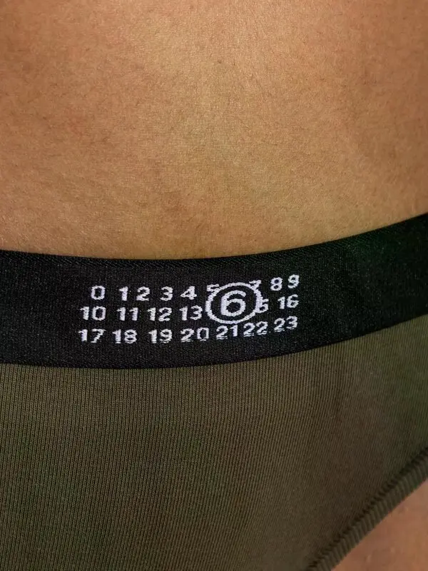 MAISON MARGIELA Logo-print Briefs