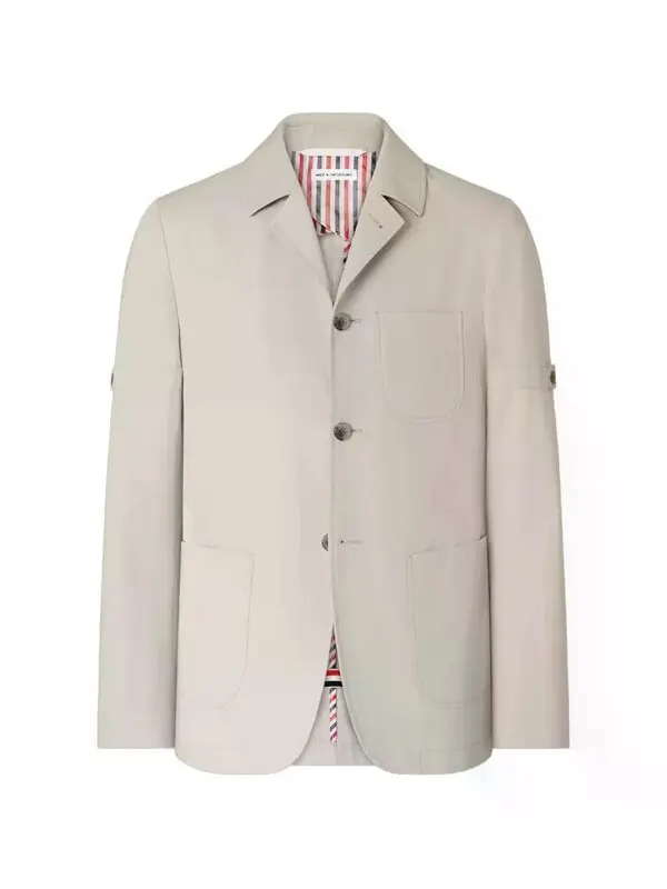 Thom Browne Unconstructed Patch Pocket Sportcoat - Neutrals