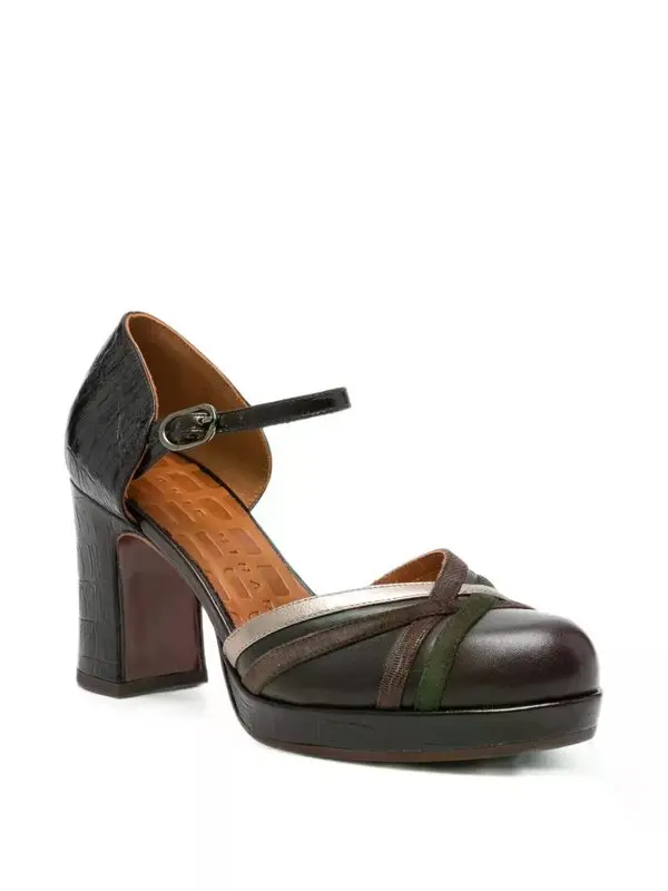 Chie Mihara Dedana Panelled Heeled Pumps