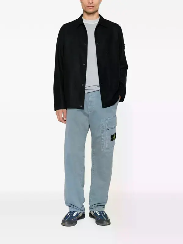 Stone Island Logo-patch Overshirt