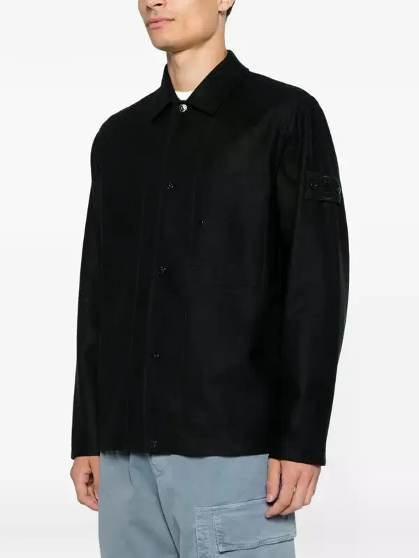 Stone Island Logo-patch Overshirt