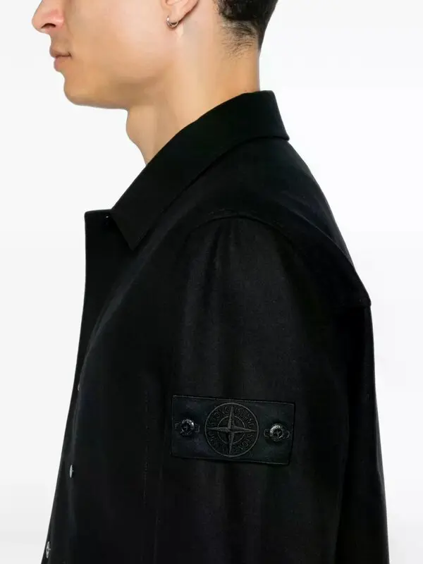 Stone Island Logo-patch Overshirt