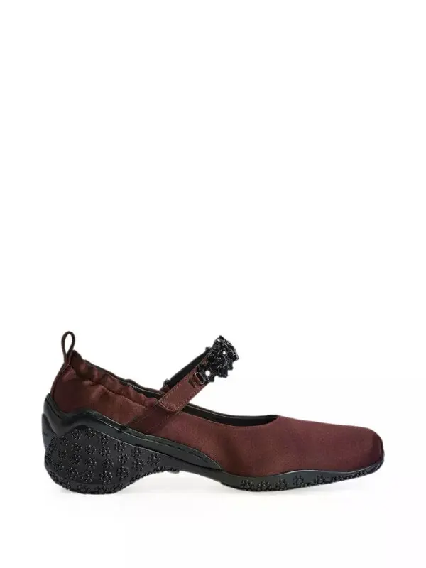 Simone Rocha Turbo Embellished Ballet Flats - Brown
