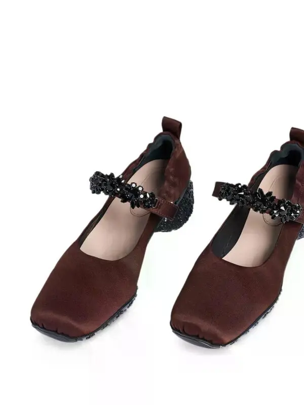 Simone Rocha Turbo Embellished Ballet Flats