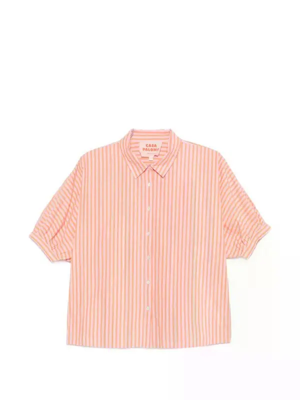 MAISON123 Domenico Striped Short-sleeve Shirt