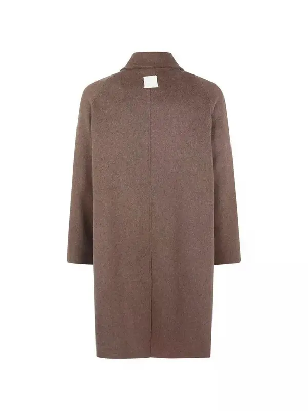 WOC Single-breasted Raglan-sleeve Coat