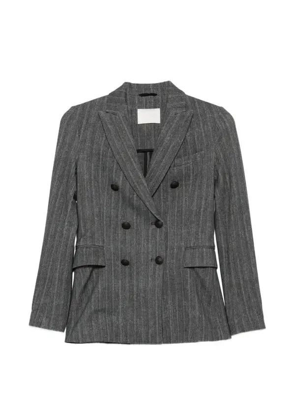 CIRCOLO 1901 Double-breasted Pinstripe Blazer