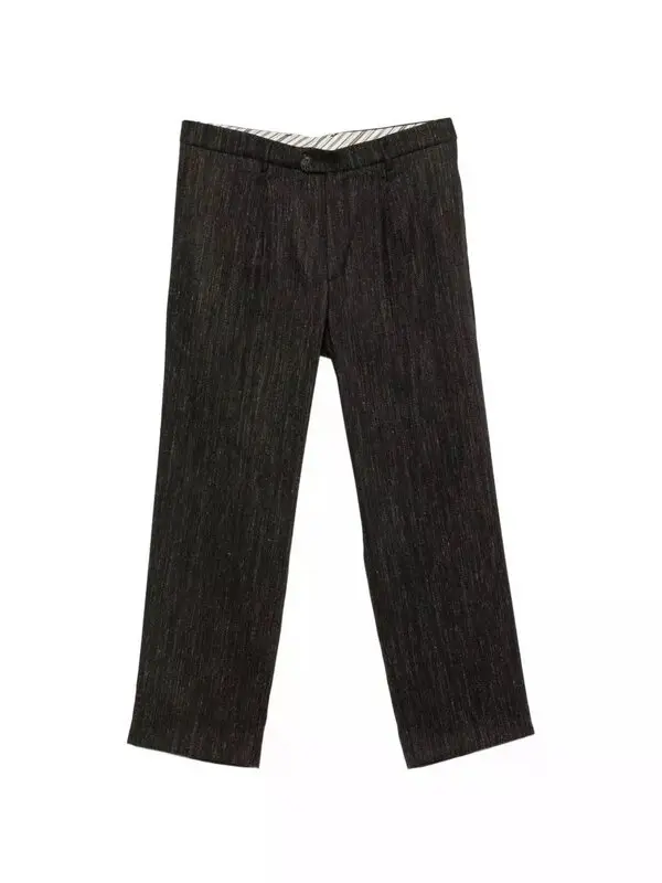 AMARANTO Pleated Straight-leg Trousers